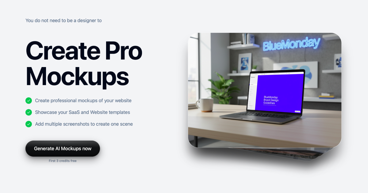 Random Mockups - AI-Powered Mockup Generator | Create Professional ...